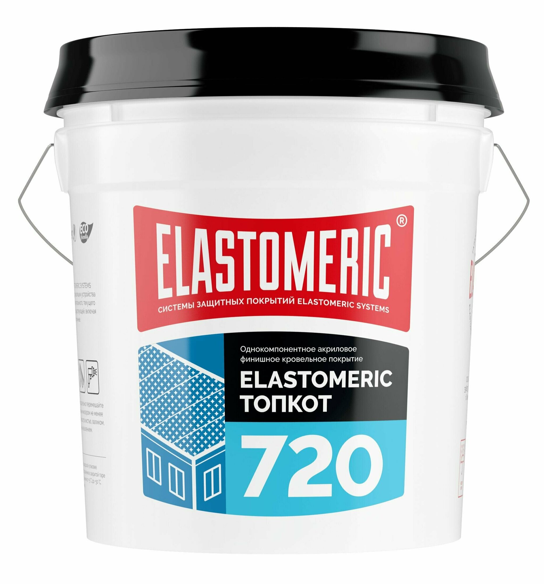 Акриловая финишная кровельная мастика ELASTOMERIC-720