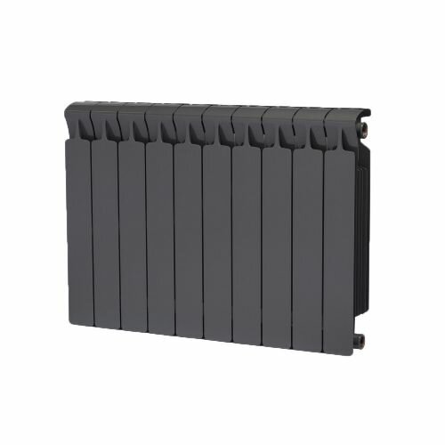 Радиатор Rifar Monolit 500-10 Ду 3/4 Антрацит, биметаллический