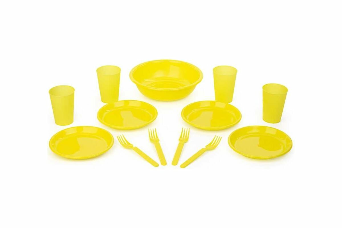 ЗПИ «Альтернатива» Набор для пикника на 4 персоныкомпактный комплект посуды и аксессуаров