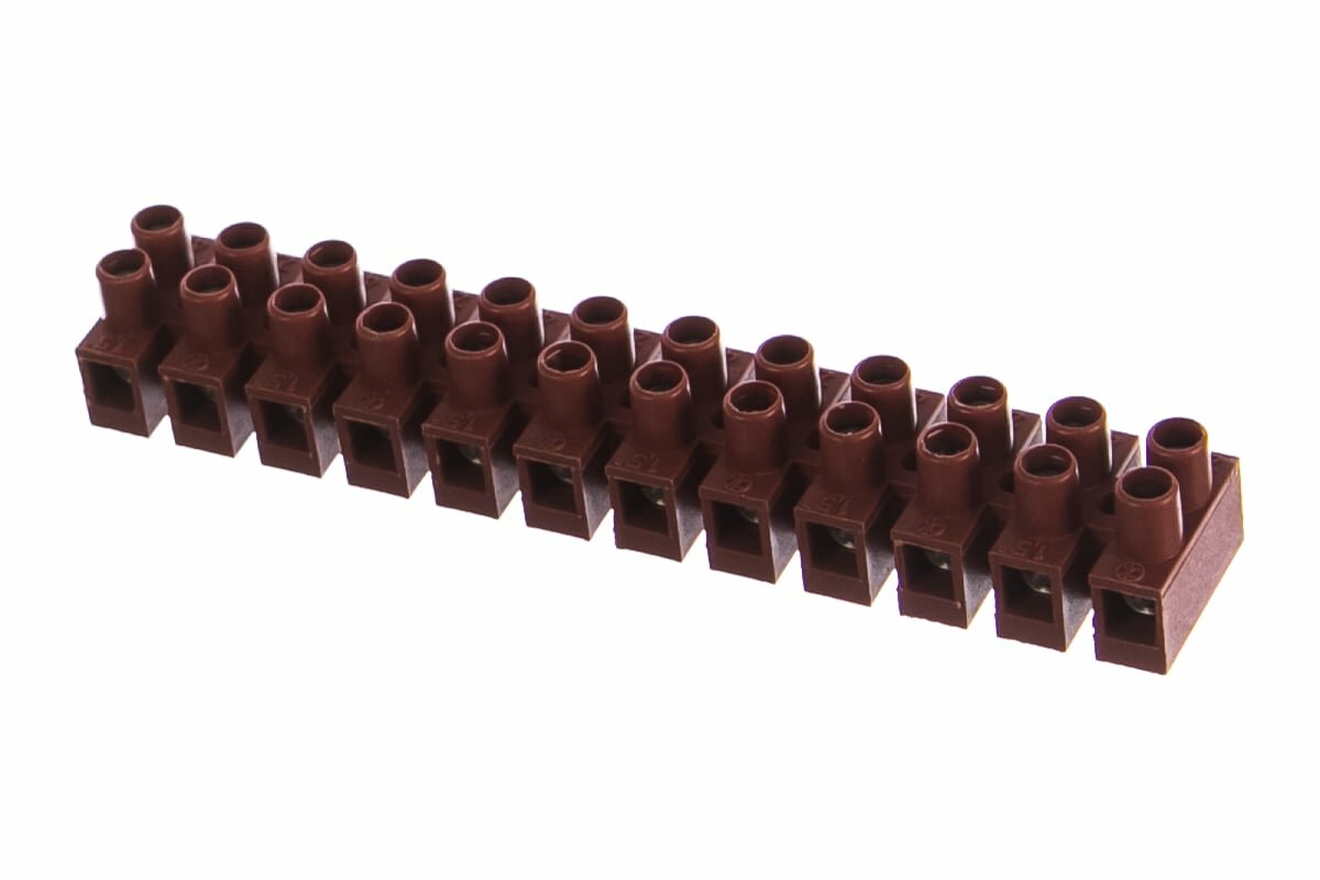 DKC 43112FV клеммник 12 полюсов, термостойкость 150°C, номинал 450V, 24A, сечение 2,5 мм²