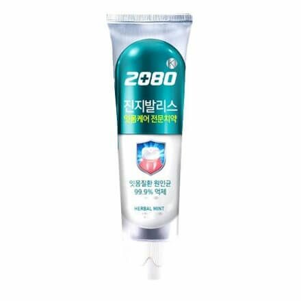 Зубная паста антибактериальная Целебные травы и мята DC 2080 Gingivalis Herbal Mint Toothpastes, 120 гр