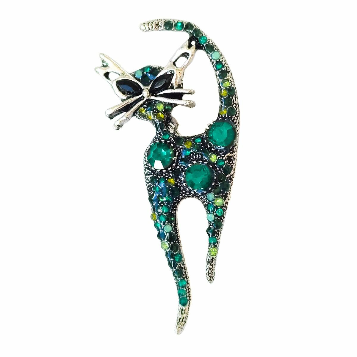 Брошь, хрусталь, стразы