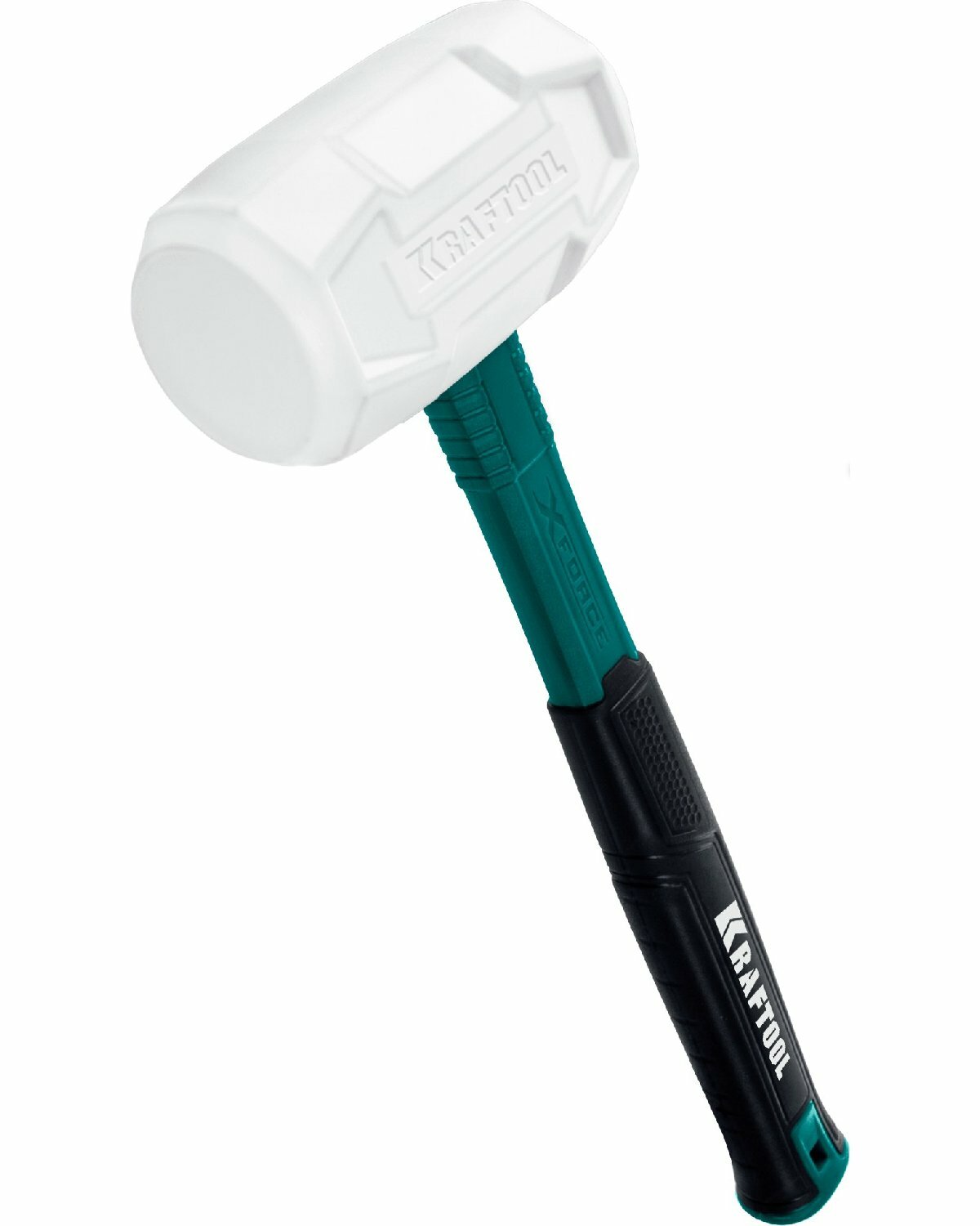 Киянка KRAFTOOL X-FORCE белая 680 г диаметр 70 мм слесарно-монтажный инструмент с антивибрационной рукояткой
