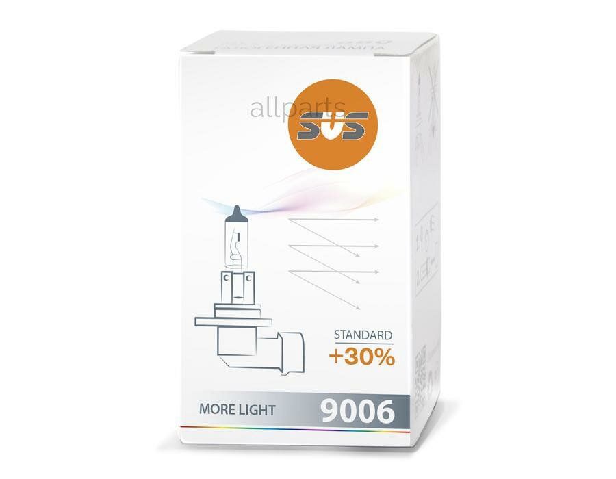 SVS 0200010000 Лампа 12V HB4 55W +30% P22d SVS Standard 1 шт. картон 0200010000