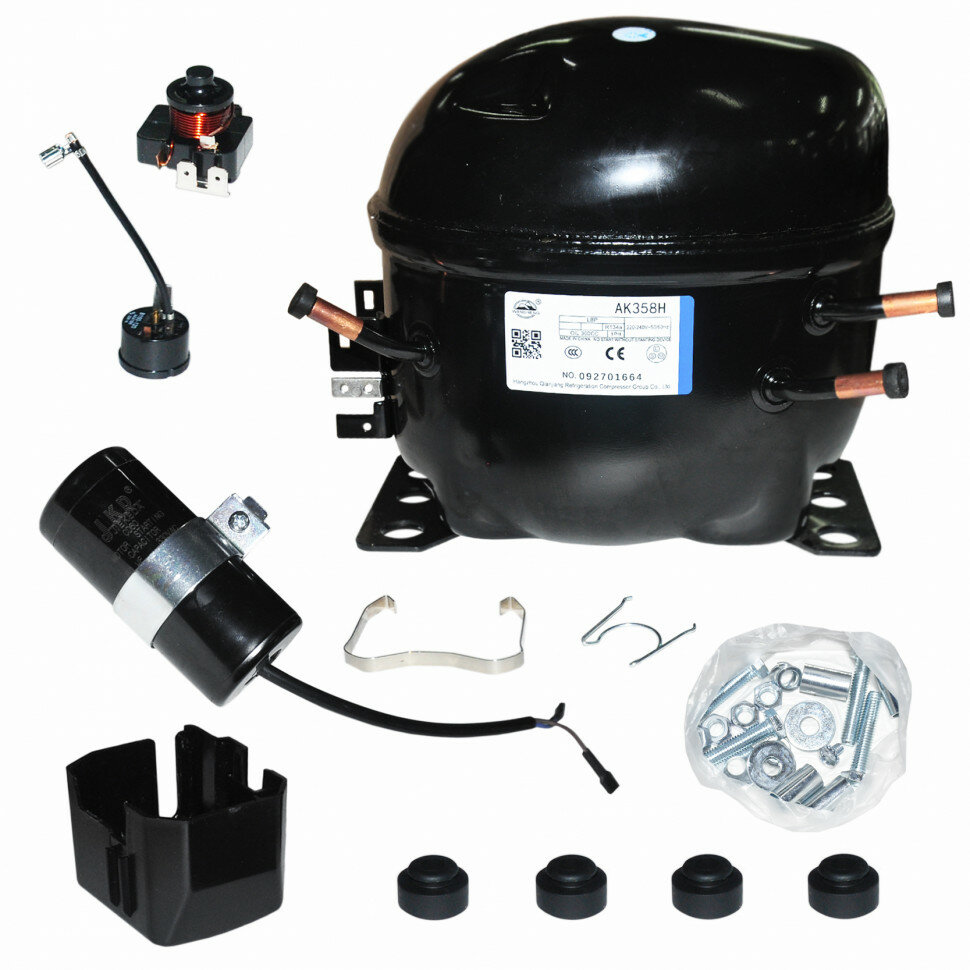Компрессор Wansheng AK358H (R-134а, 358W при -23.3C) AK358H