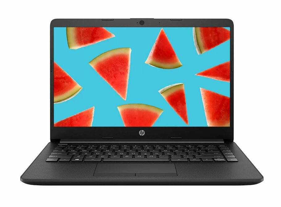 14" Ноутбук HP Laptop 14-CF3004UR (104J2EA) черный - 1920x1080, IPS, Intel Core i3-1005G1, ядра: 2 x 1,2 ГГц, 4 ГБ, SSD, HDD 1152 ГБ, Intel UHD Graphics, Windows 10 Pro
