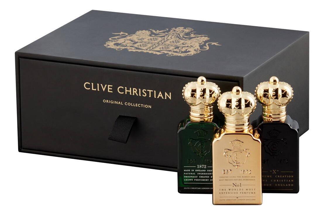 Clive Christian Original Collection Gift Set Masculine Набор 3*10мл (№1 Men, X Men, 1872 Men), мужской