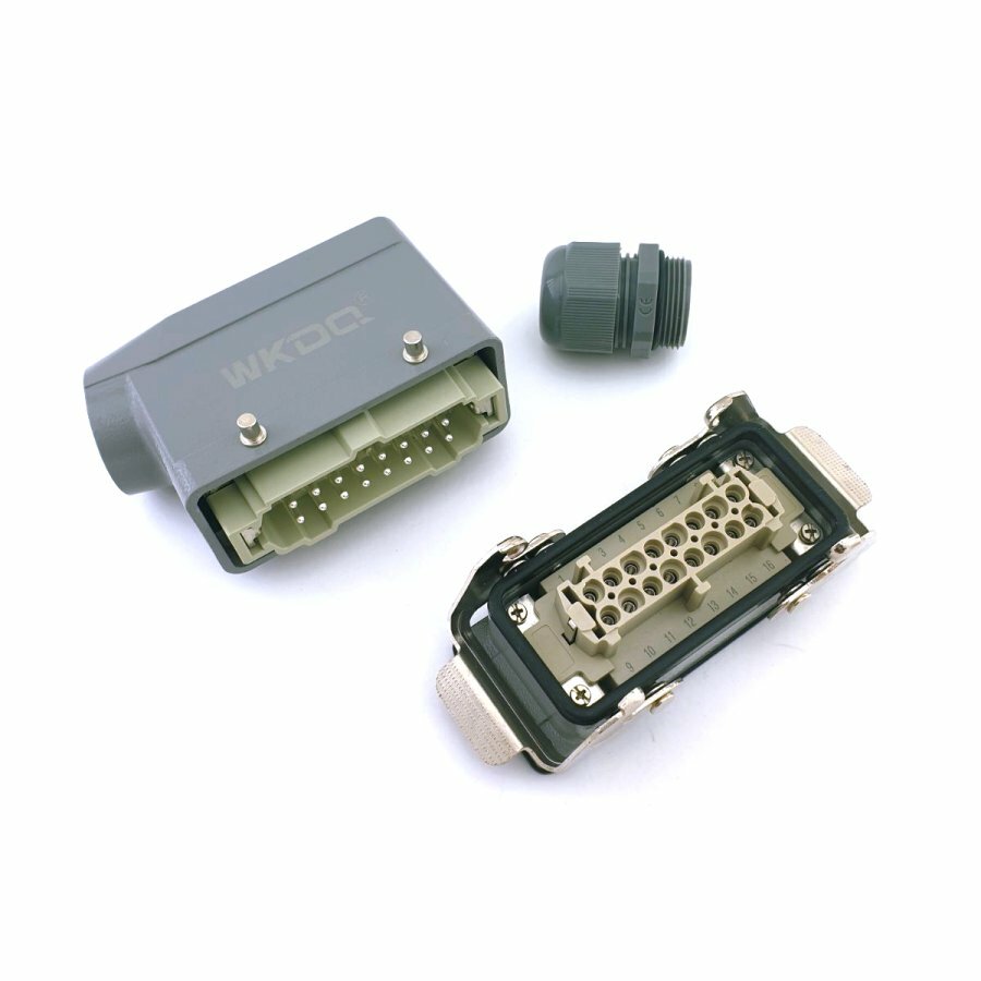 Силовой разъем HDC-HE-016 16PiN SIDE ENTRY