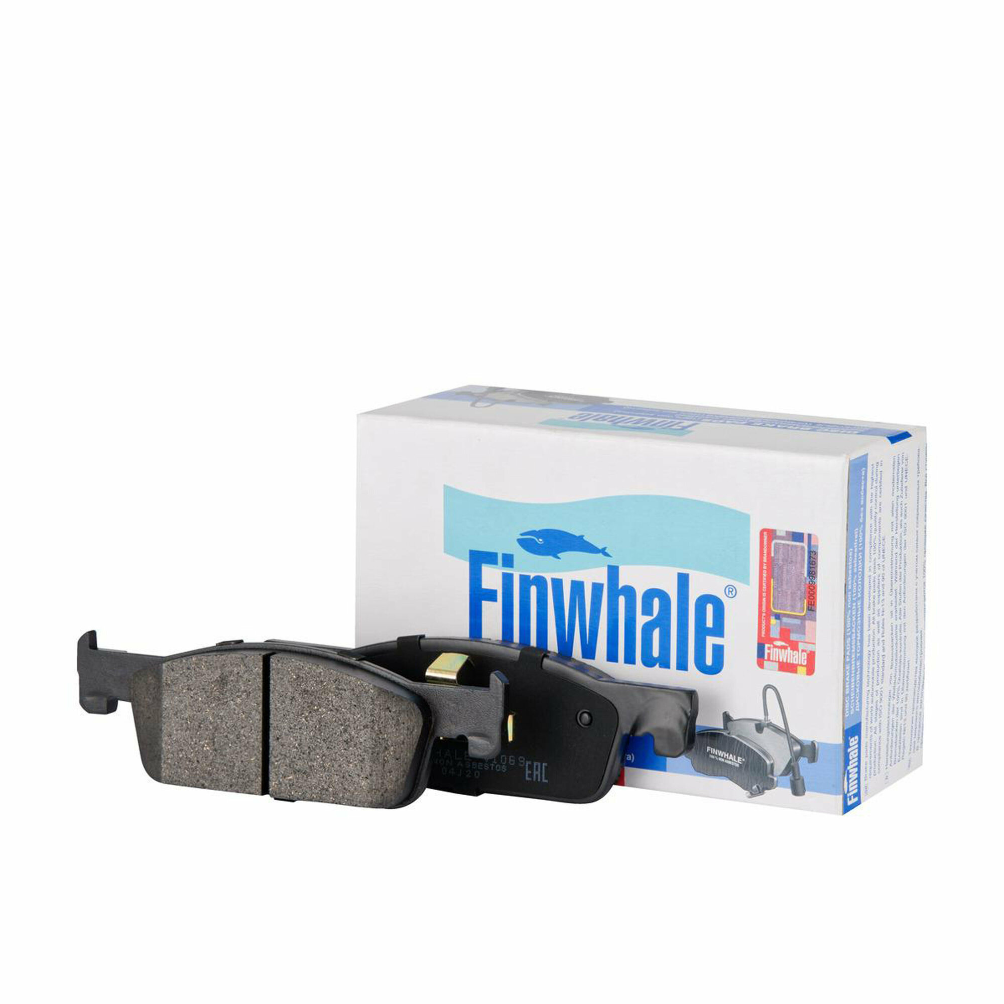 Колодка тормозная передняя (к-т 4 шт.) Finwhale для а/м Lada XRAY, Renault Logan 2, Sandero 2, Stepway 2