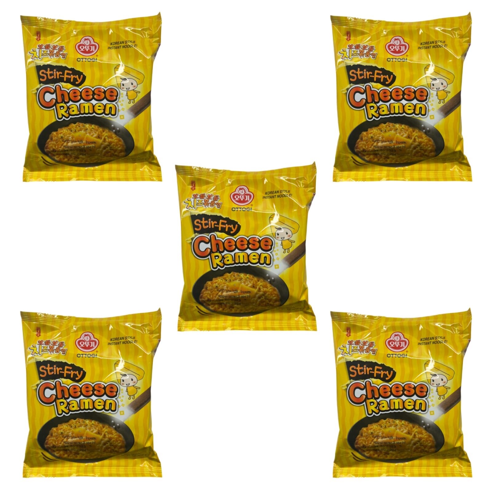 Лапша Ottogi Stir Fry Cheese Ramen 120 г 5 шт