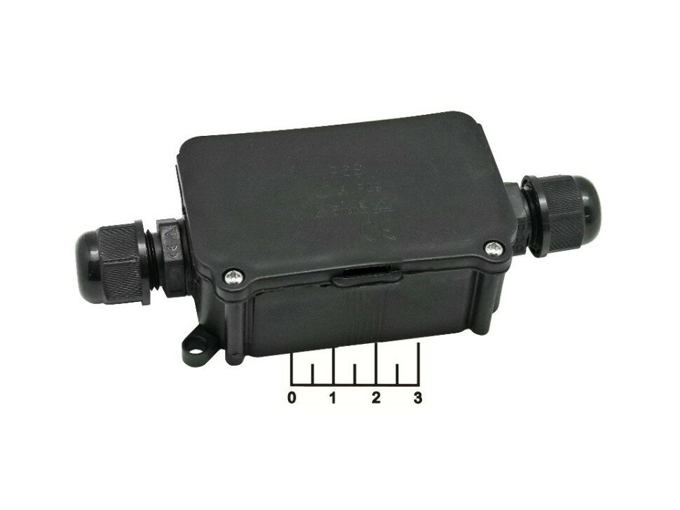 Коробка распределительная 2pin BOX-2-1 (CA10) 10A/450V IP65 + клеммник 4pin