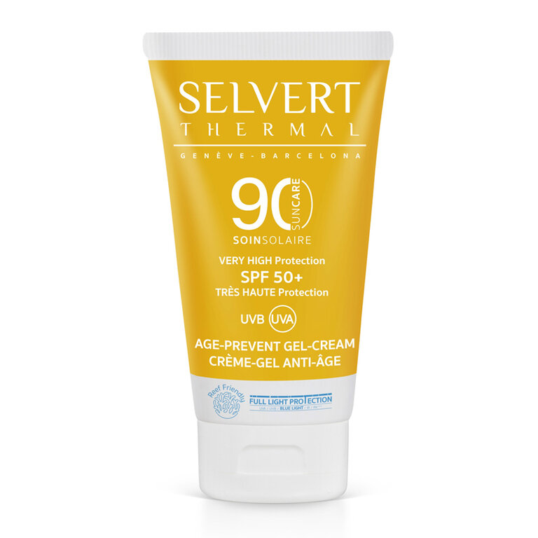 Selvert Thermal Solar Protector Age-Prevent Gel-Cream SPF90 Крем-Гель Швейцария 50 мл