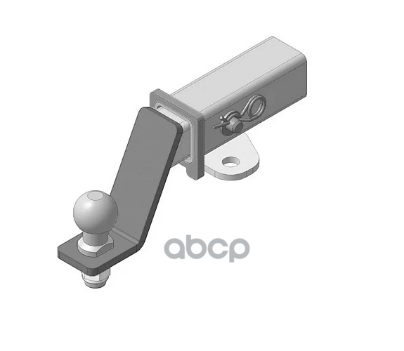 Фаркоп Mitsubishi Outlander 2003-2007 съемное крепление шара под американский квадрат BIZON арт. FA 0958-E