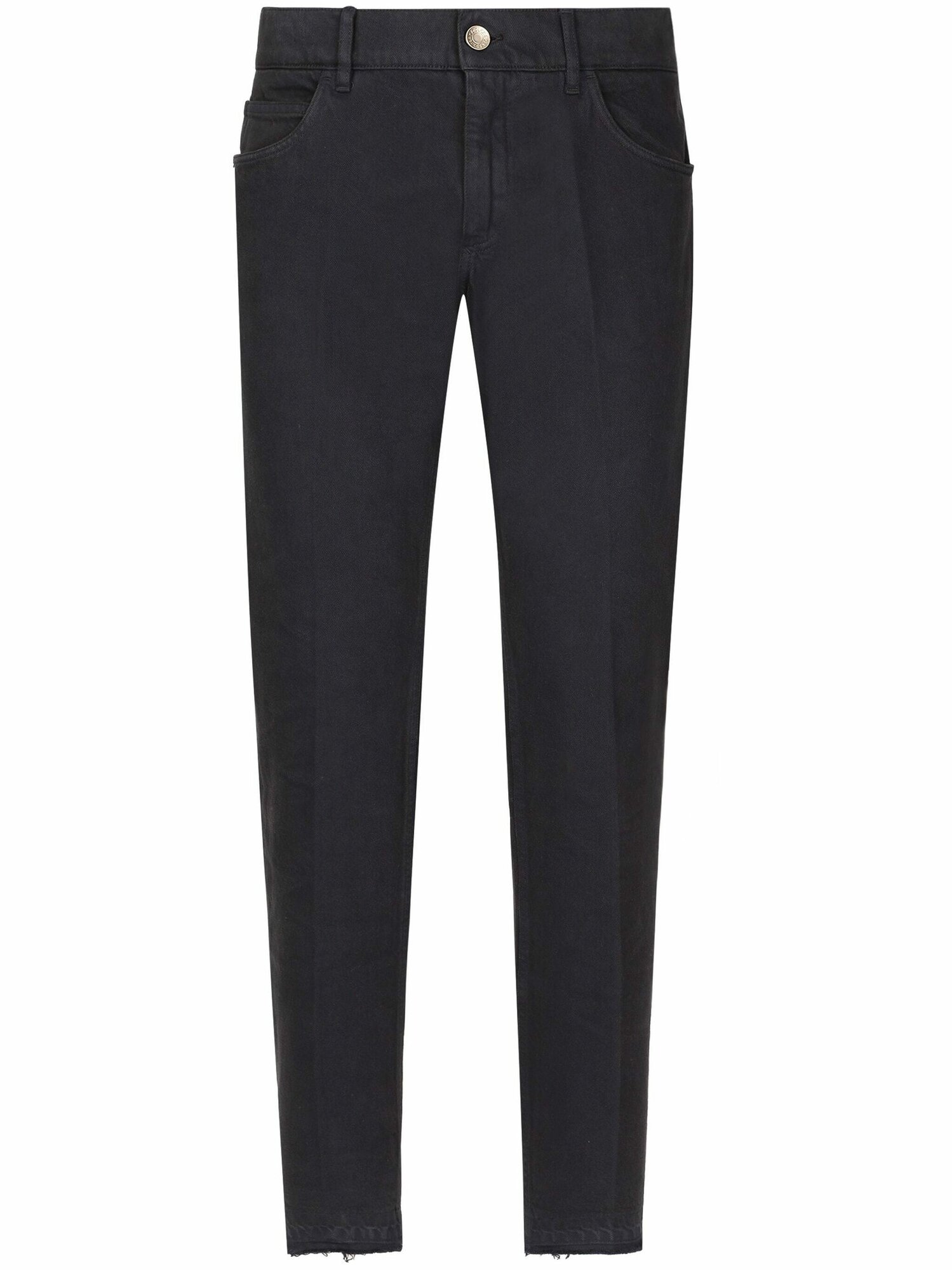 Джинсы скинни Узкие джинсы со складками 