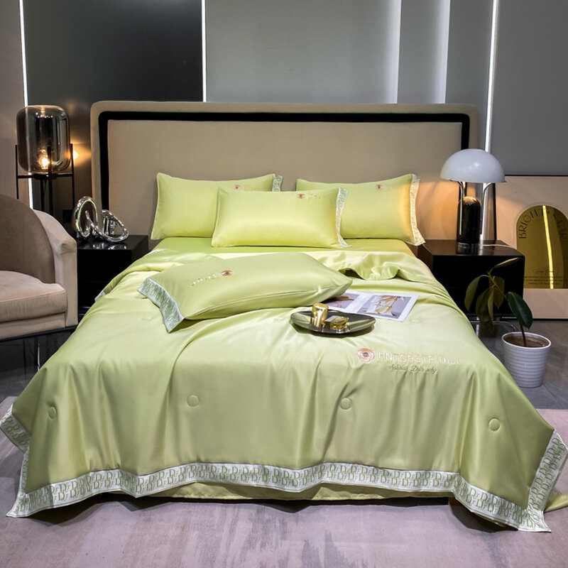 Летнее одеяло Sleeping Yi, шелковое, с кондиционером, размер 200x230 см