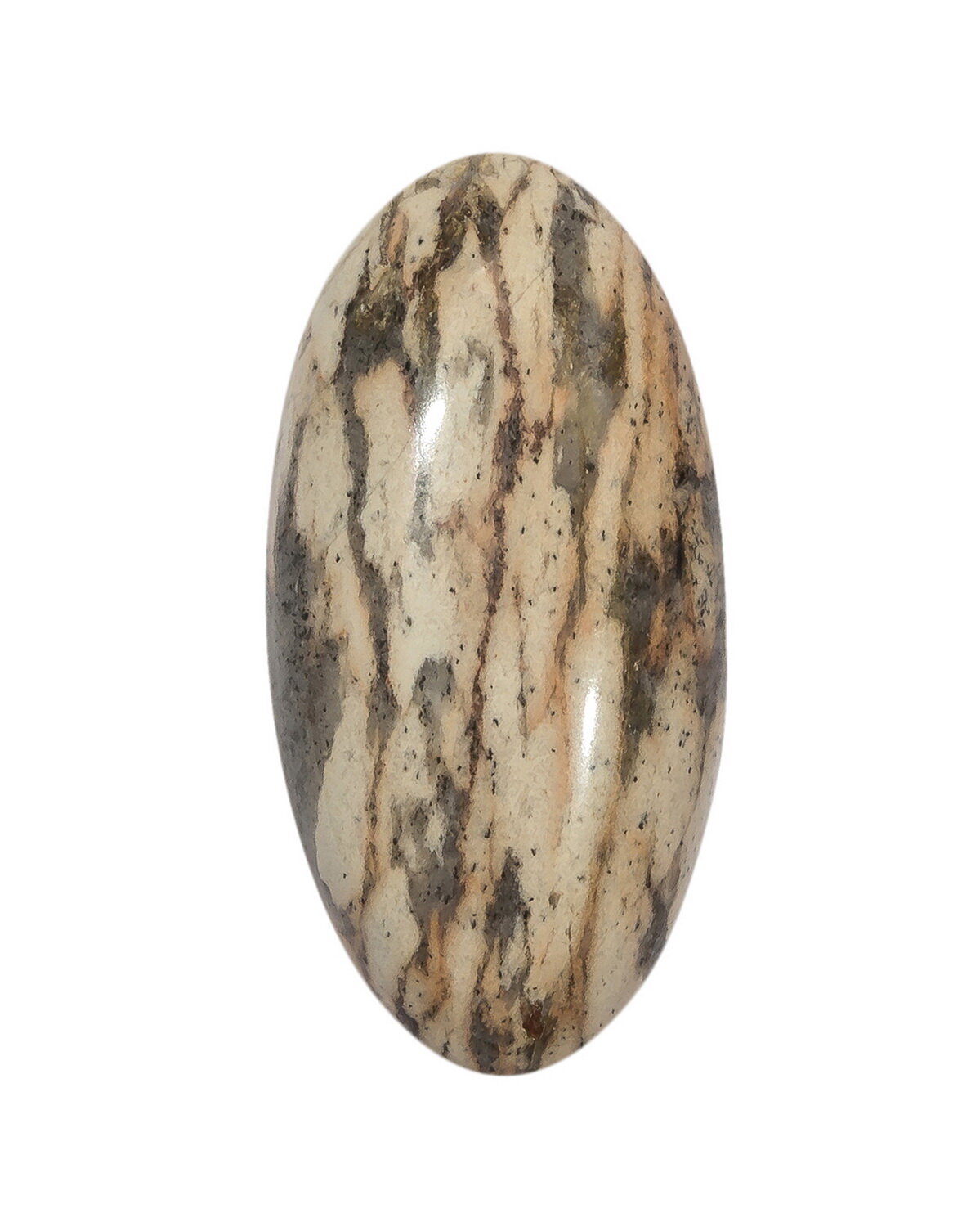 Яшма, кабошон из минерала, размер: 36х18х8 мм, натуральный камень.