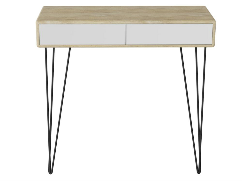 МБЛ Стол-консоль Телфорд дуб сонома/белый Дуб сонома/белый