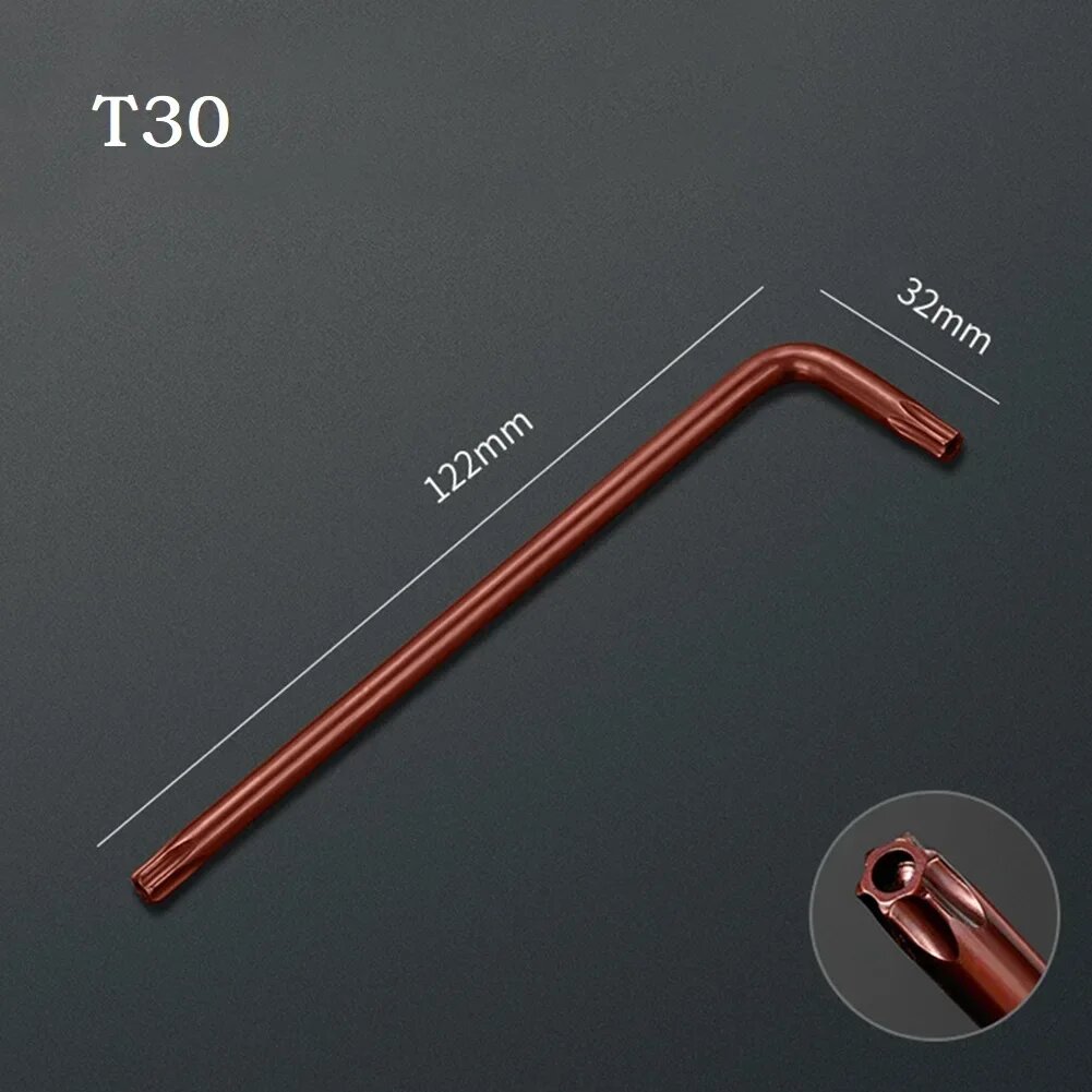 T10 T15 T20 T25 T27 T30 T40 T45 T50 Двусторонняя 2-сторонняя головка Torx с защитой от несанкционированного доступа Отверстие для болта Отверстие Отвертка Отвертка Ключ отвертки T30