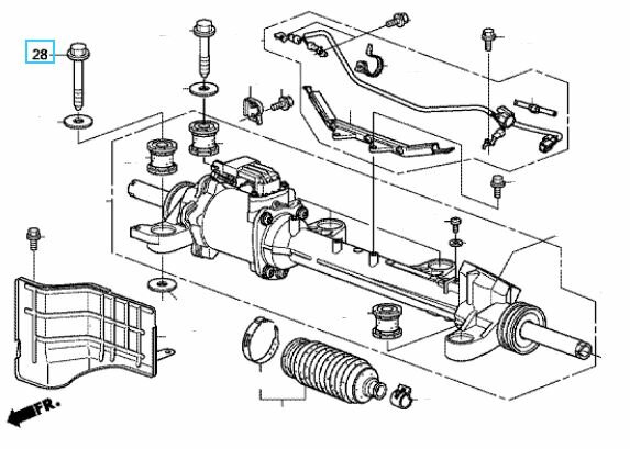 Болт, крепление коробки редуктора (Оригинал)
