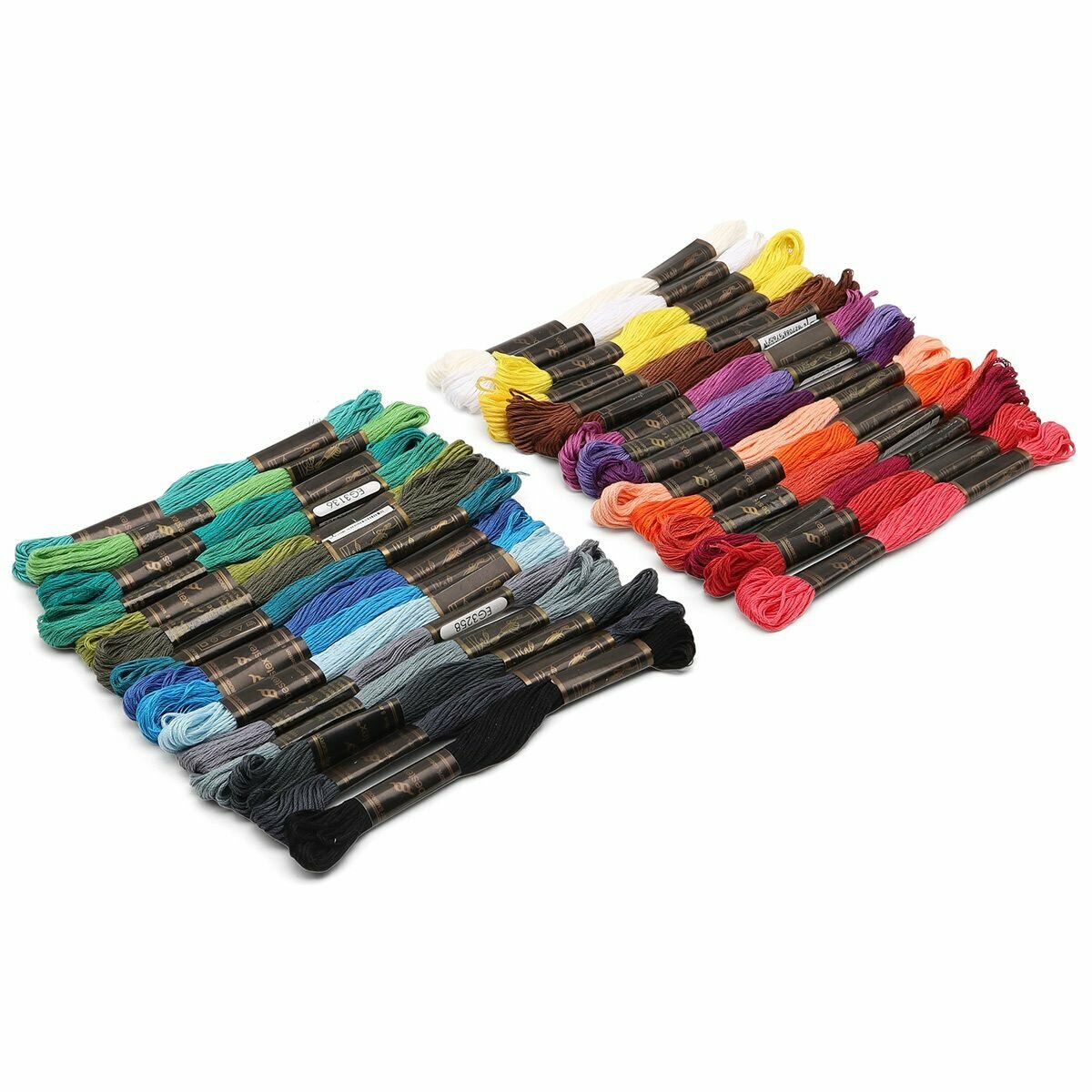 Набор мулине 'Для школы и дома' 30шт*8м, яркий микс, Bestex