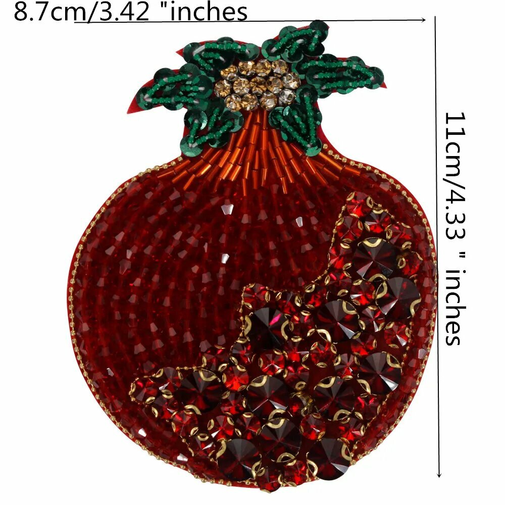 Нашивки с гуавой из бисера NO.2