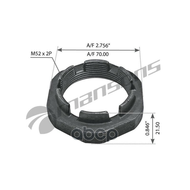 Гайка VOLVO FH12 ступицы задней (M52x2) MANSONS Mansons арт. 900.340