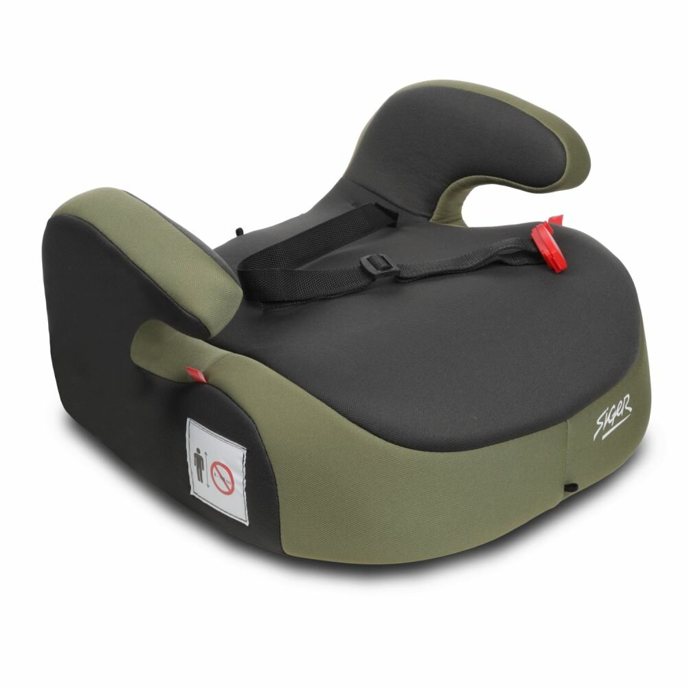 Автокресло Siger "Бустер", для детей 22 - 36кг, ECE R44/04, зеленый, фисташка