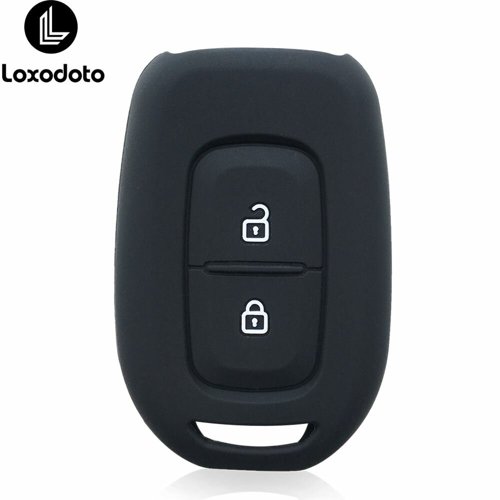 Прозрачный силиконовый защитный чехол MyPads для ключей Duster, Dokker, Laguna, Dacia Duster, Logan, Sandero