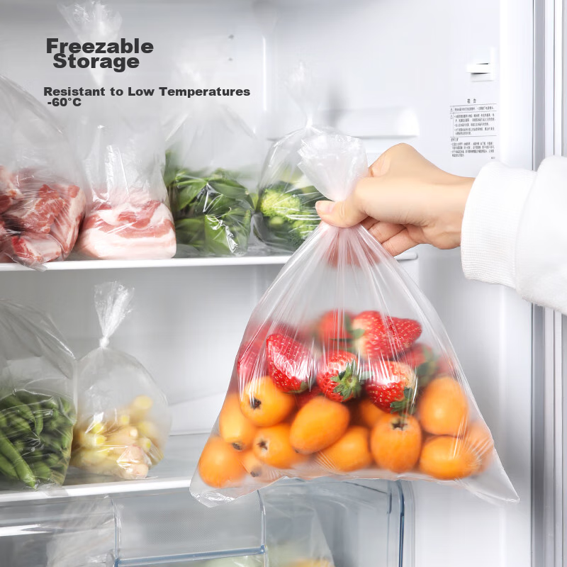 MARYYA Стойкие пищевые пакеты одноразовые перфорированные среднего размера 20x30 см для кухни и холодильника 260 шт