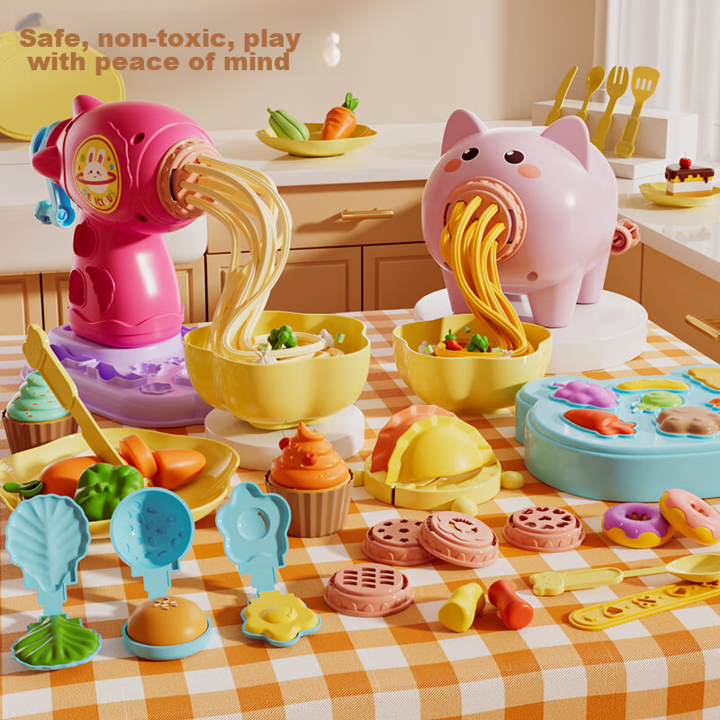Miaobei Le Children's Modeling Clay Toy, Pretend Play Playdough, Educational, Safe, Food-Grade, Ultra-Light Clay, Baby New Year Gift
