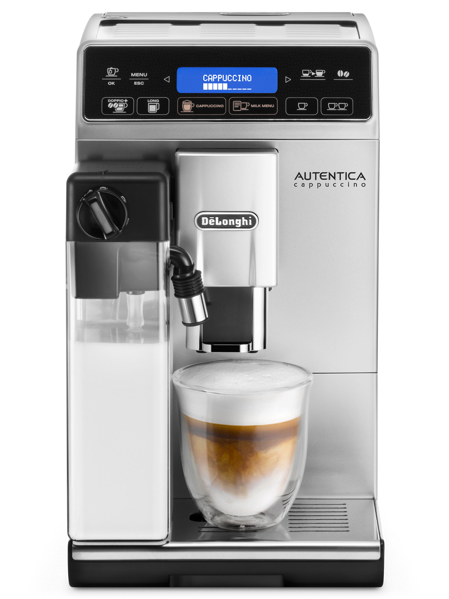 DeLonghi Автоматическая кофемашина Autentica Cappucino ETAM29.660. SB, серебристый
