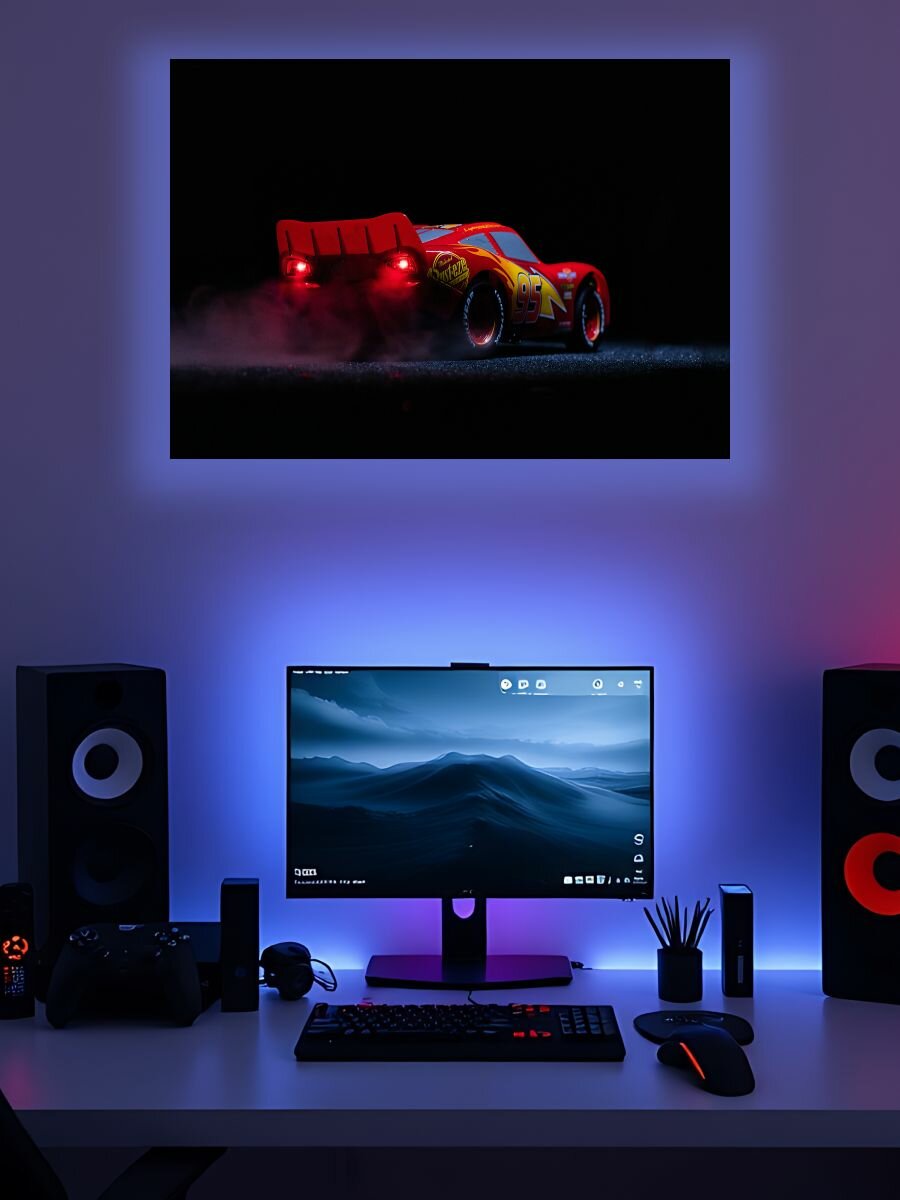 Картина на стену Молния 95 Маккуин 50х70 1 шт.