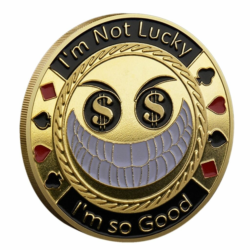 Металлические фишки для покера, card guard 4 см, аксессуар для игральных карт, подарок покеристу, казино жетон металл