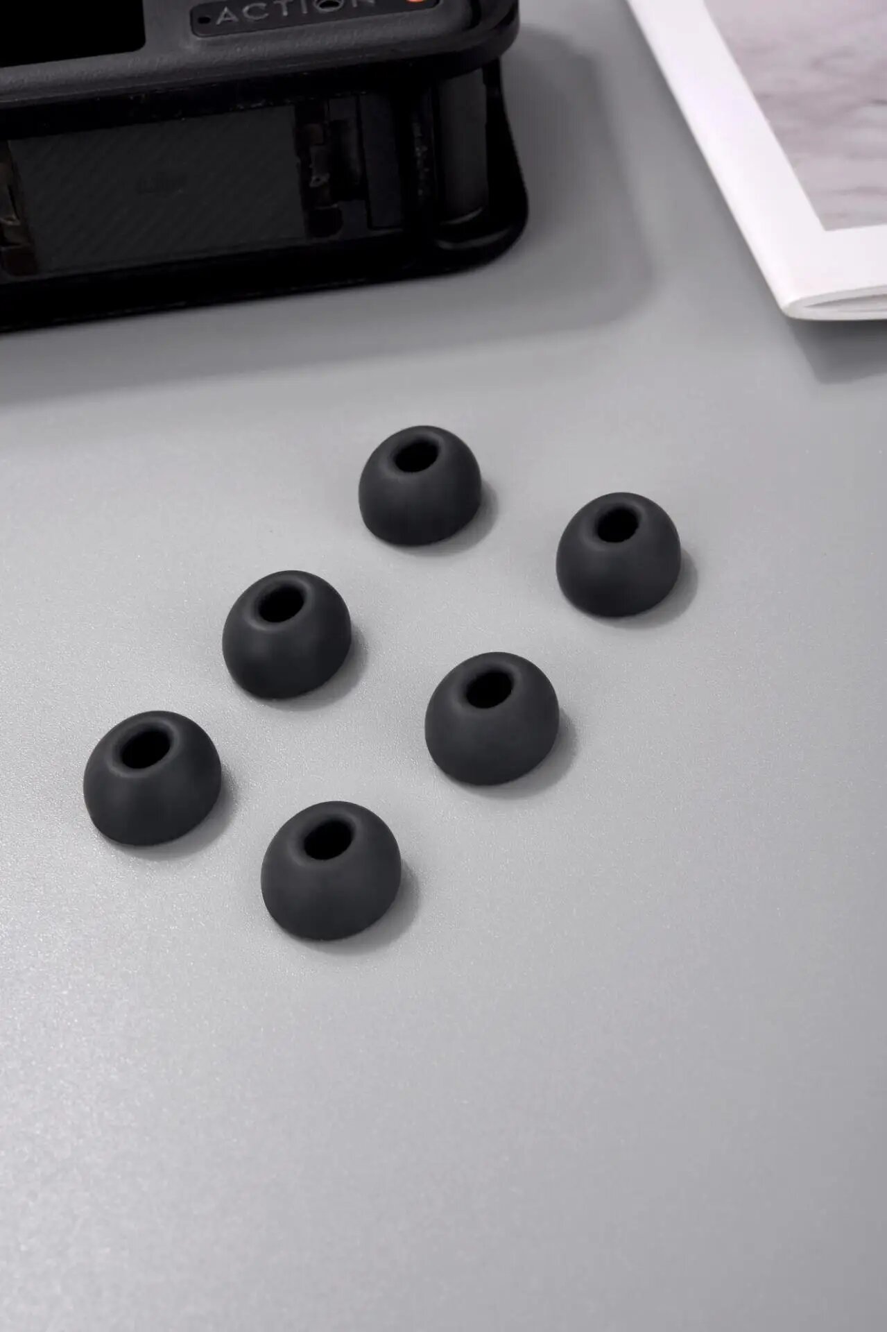 Силиконовые амбушюры XRHYY для Huawei Freebuds 6I/5I/4I, 3 размера, 3 пары Black