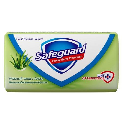 Мыло туалетное Safeguard Нежный уход с Алоэ 90 гр