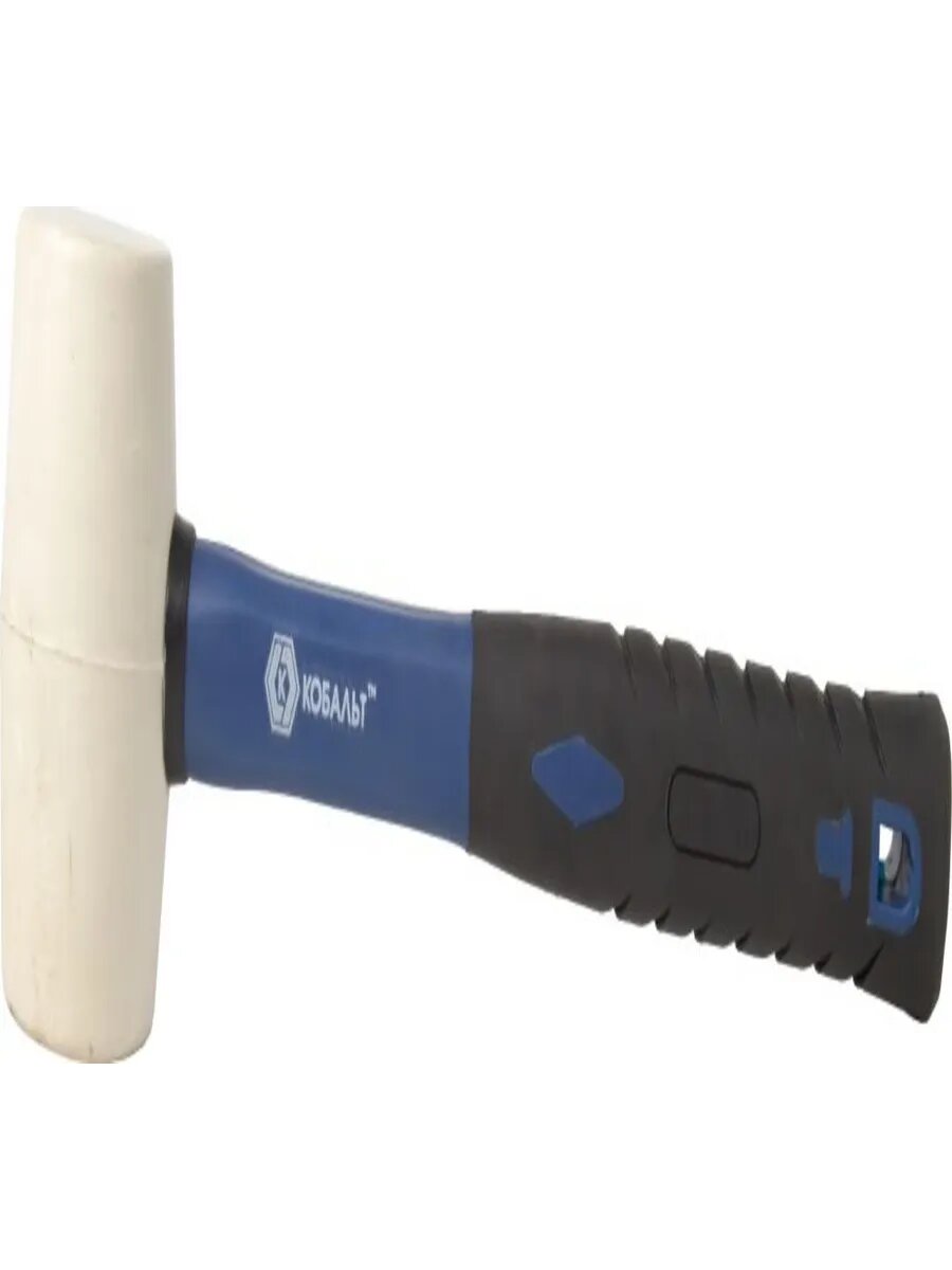 Киянка 450 г (60 мм), белая резина, фибергласовая рукоятка