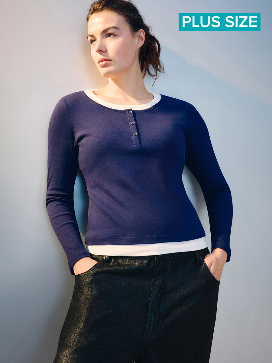 Лонгслив Plus Size