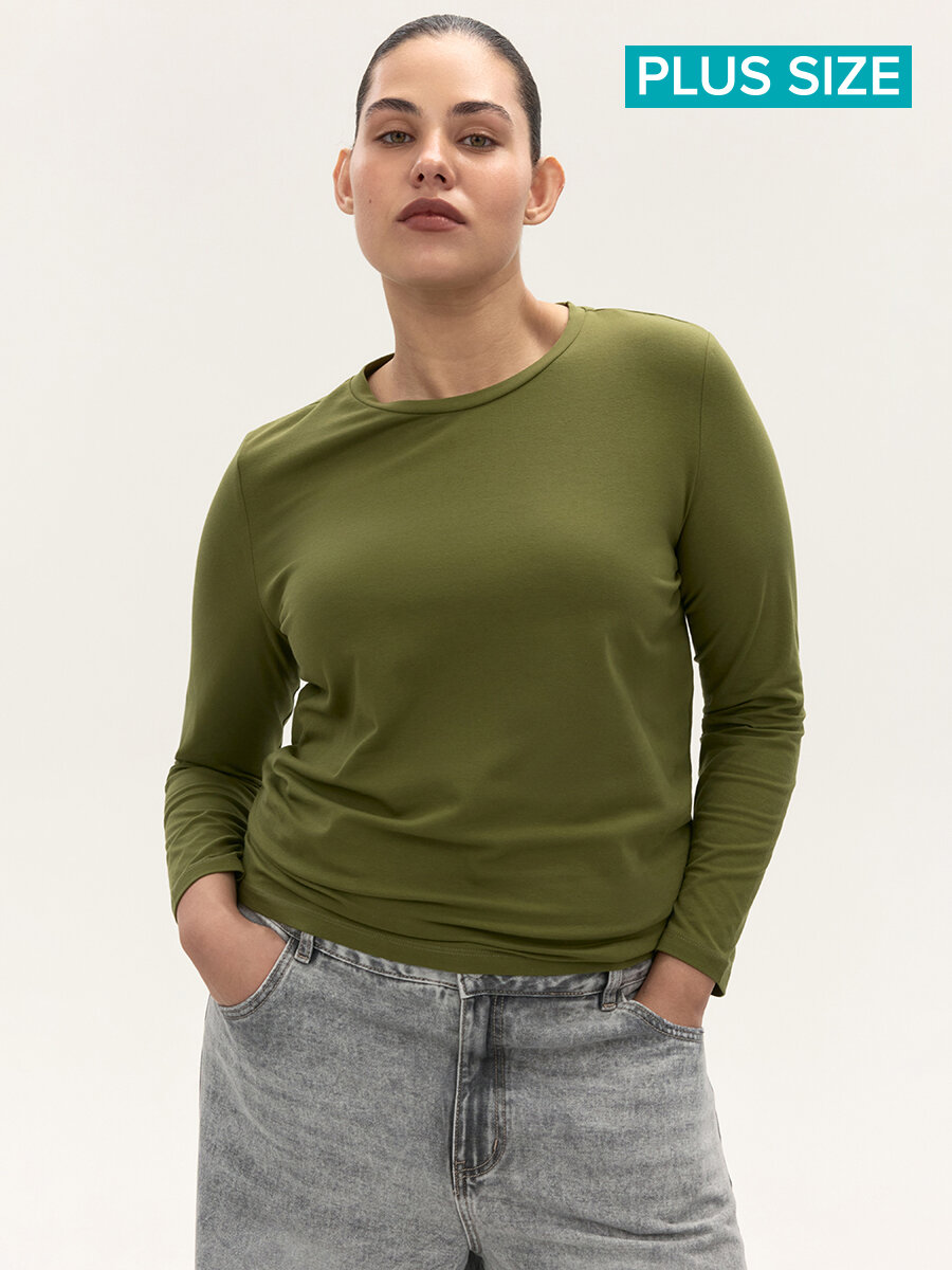 Лонгслив Plus Size