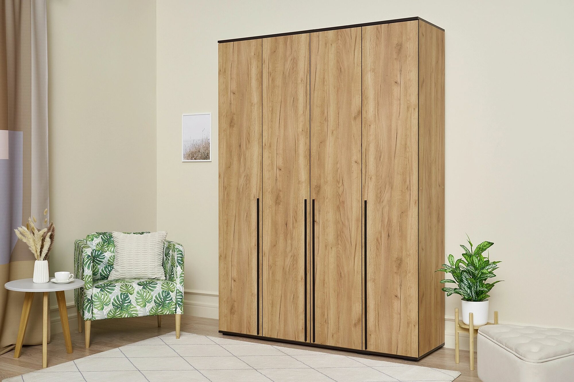 Норд Шкаф 4-х ств.(1600) (Дуб Крафт)