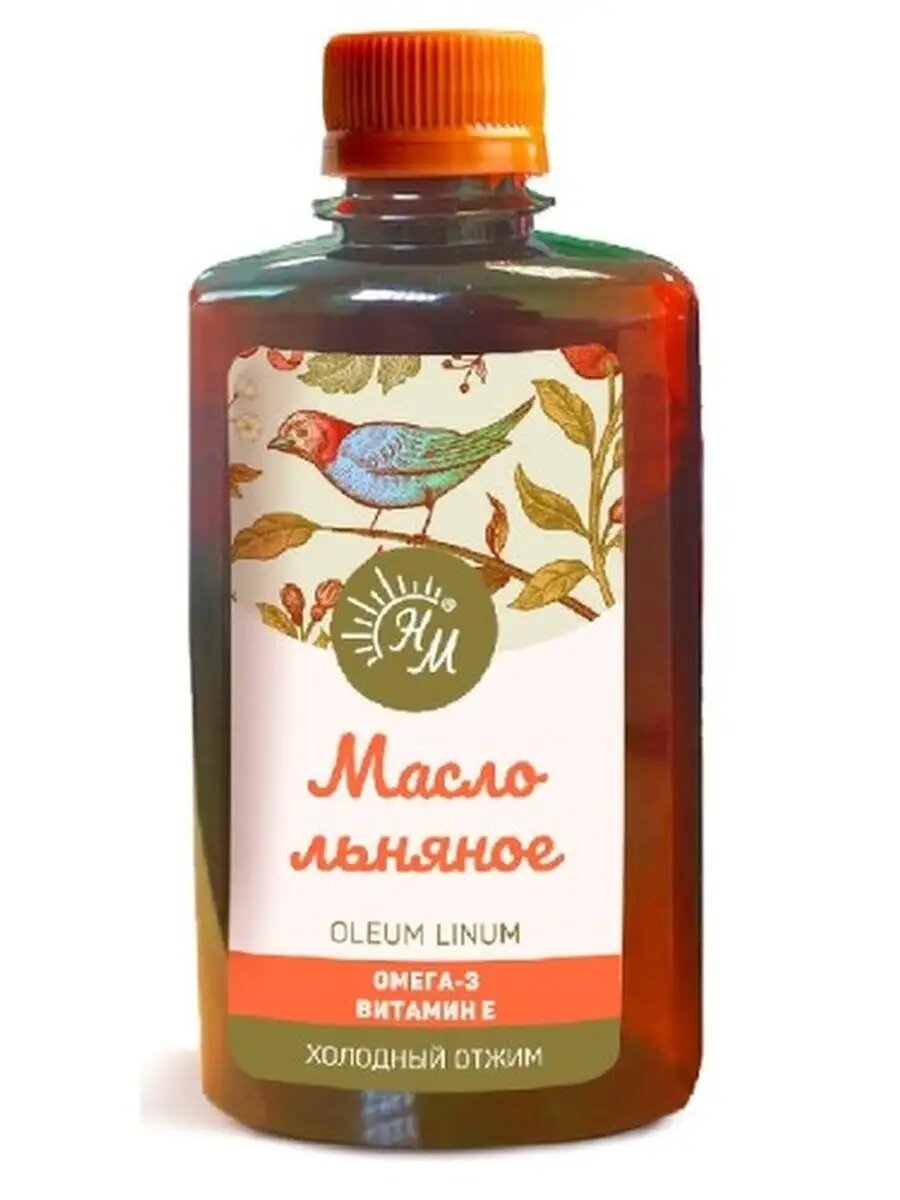 Масло льняное солнат 250 мл/пэт флакон/