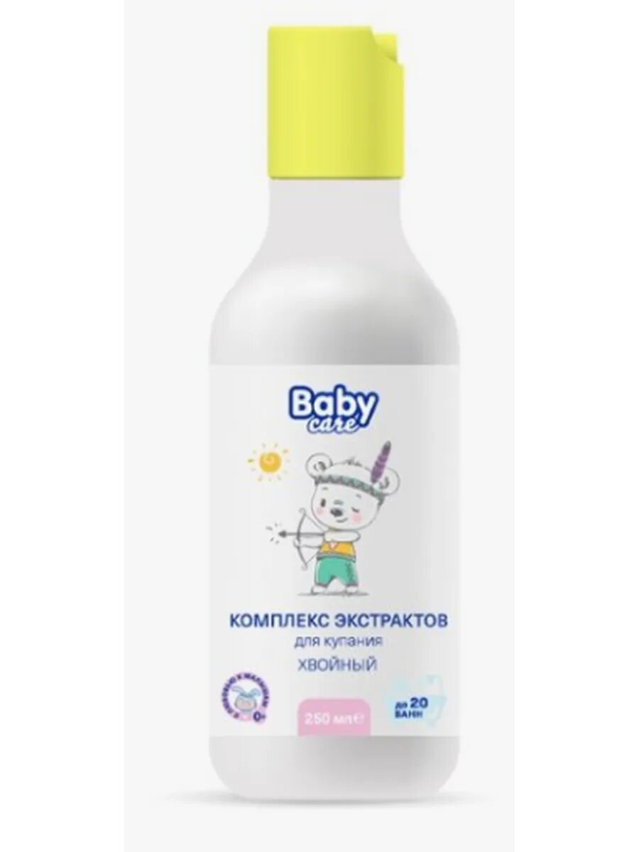 Baby Care Экстракт жидкий для купания Хвойный, для детей с р