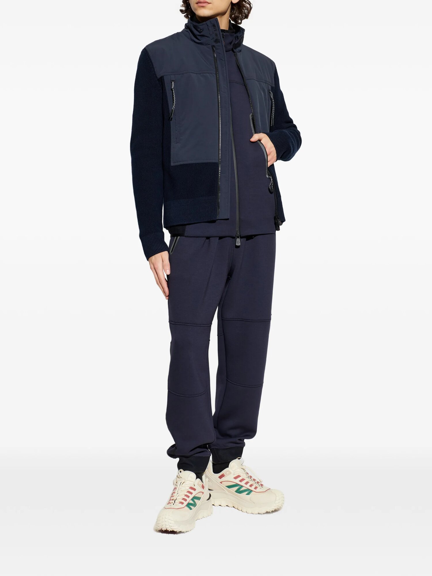 Куртка Moncler Zip-fastening jacket, размер M, синий — фото 1