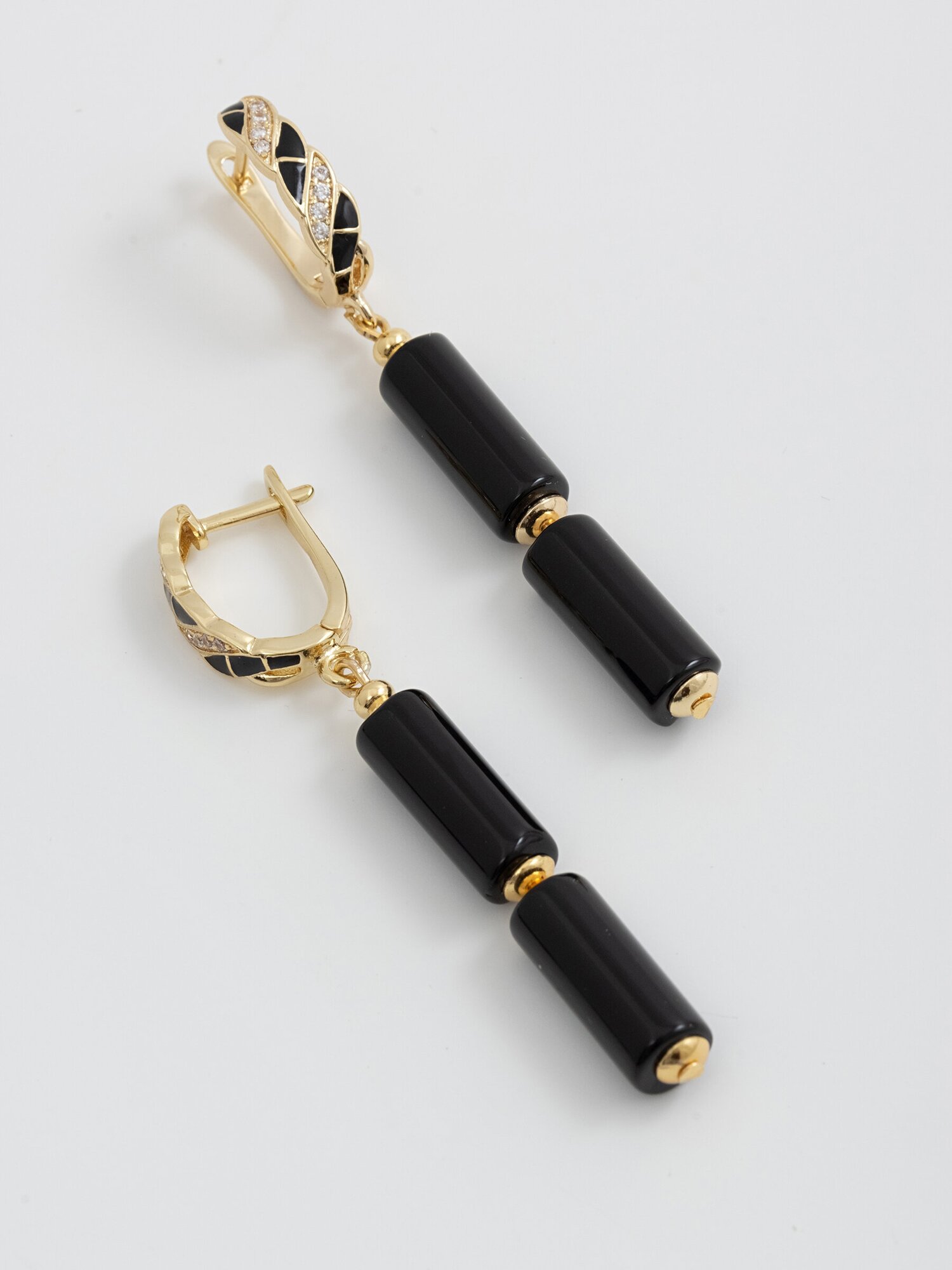 Серьги, агат