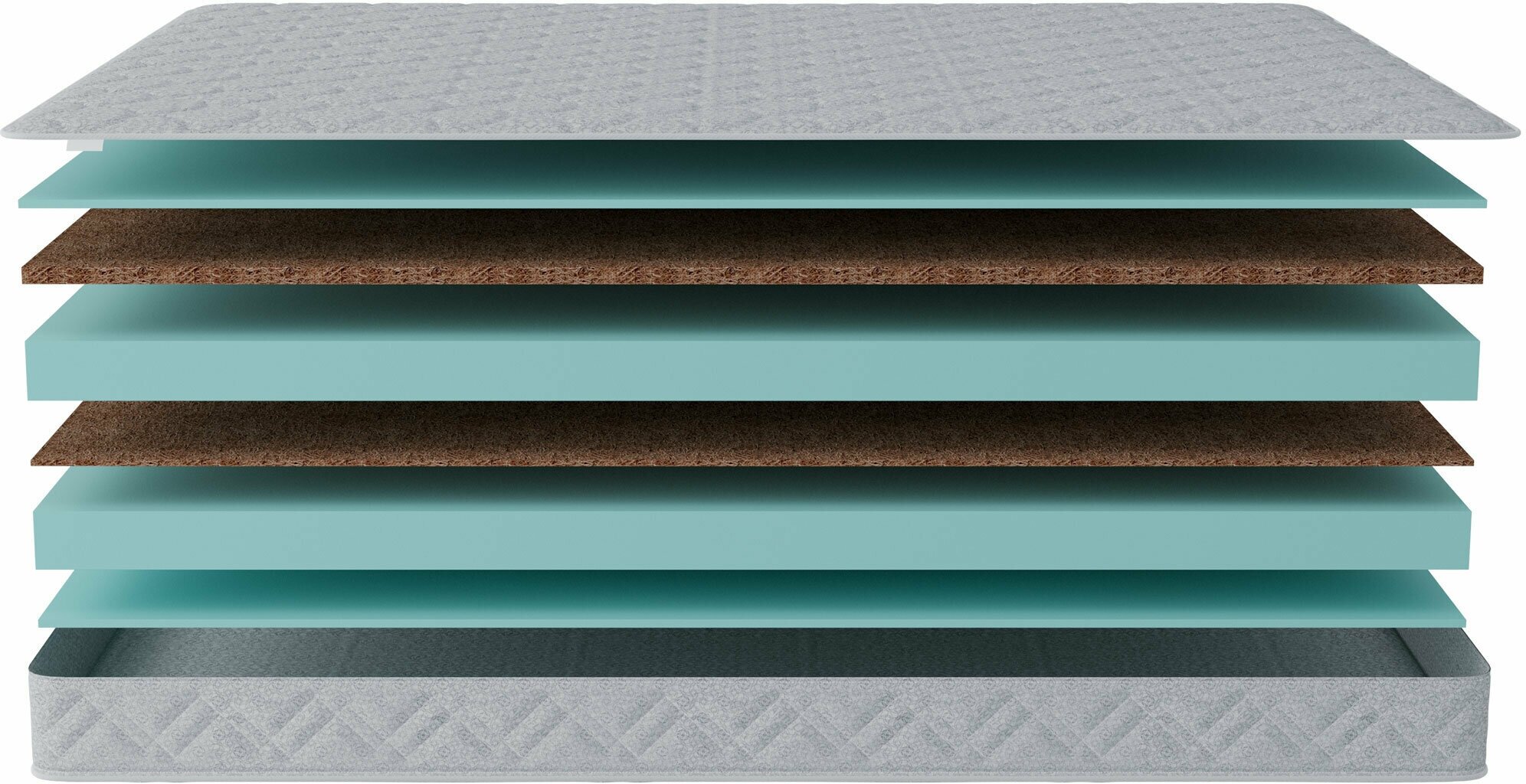 Ортопедический матрас Beneli Премиум-Аванта, Беспружинный, двусторонний, кокосовая койра, высота 22 см, 160х200 см, 1 шт.