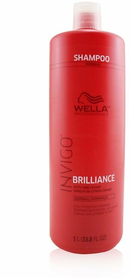 Wella Professionals шампунь для защиты цвета Invigo Color Brilliance нормальных и тонких волос, 1000 мл