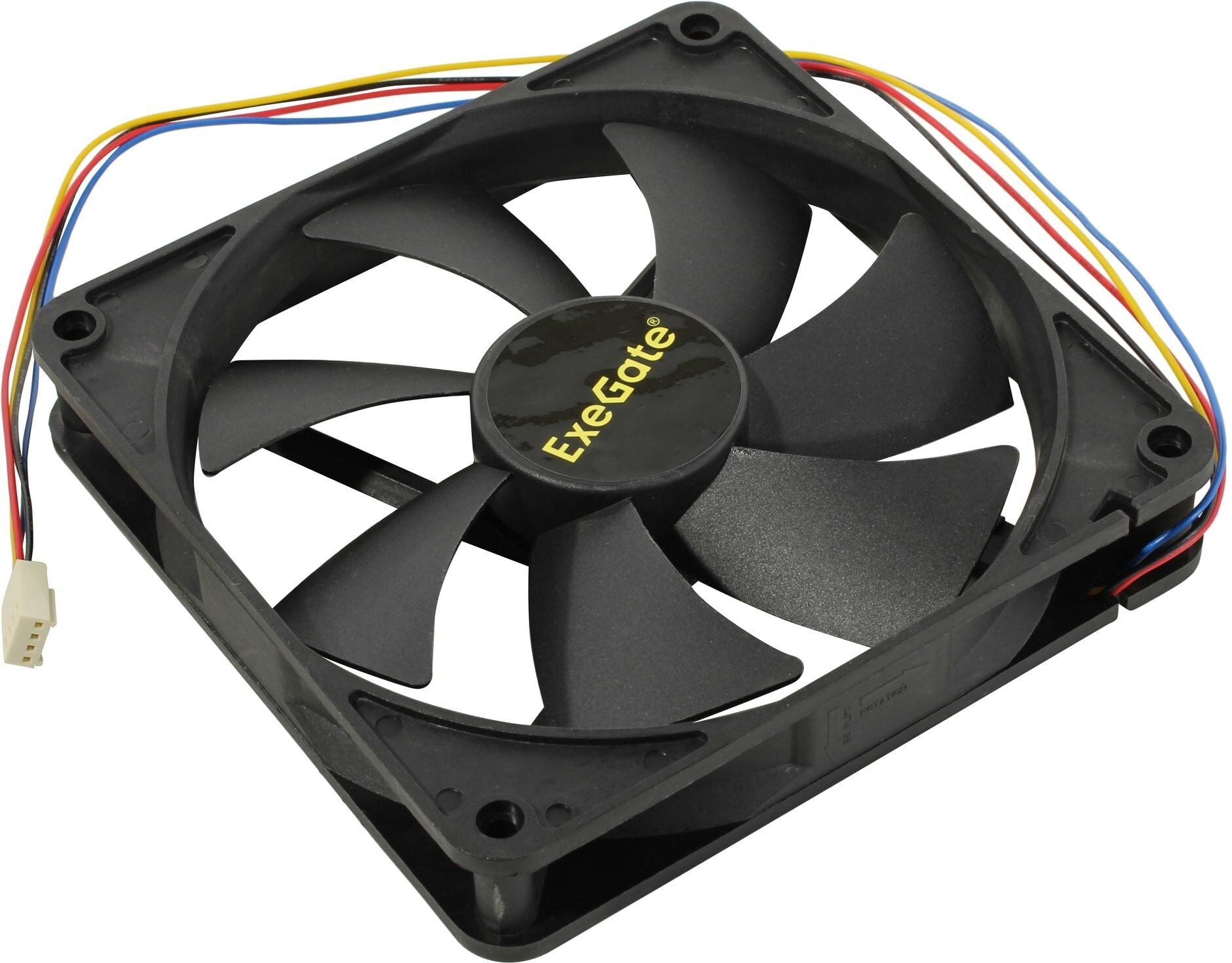 Вентилятор 140x140x25 Exegate EX14025B4P-PWM, 0-1200rpm, 28dB(M), 0.06A, DBB