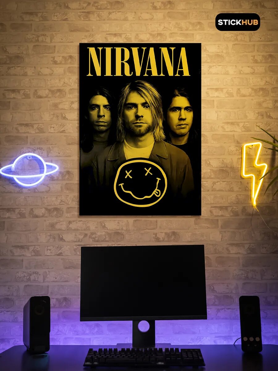 Постеры на стену интерьерные Nirvana — фото 1