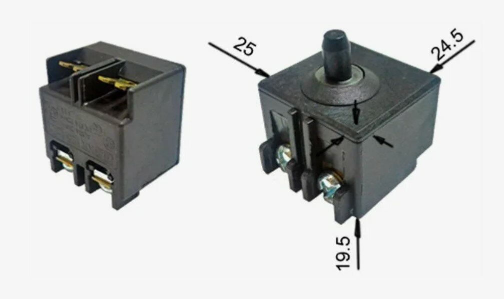Выключатель Интерскол 149, для УШМ, совместимый с электроинструментами Интерскол