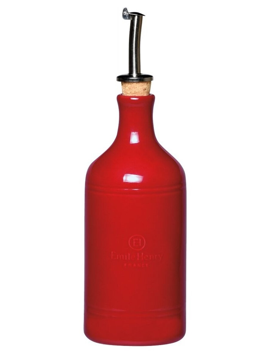 Бутылка для масла и уксуса Emile Henry Natural Chic 450мл, гранат