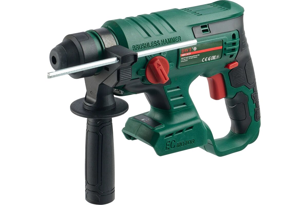Перфоратор DWT ABH-20 D (без АКБ), 4500 ударов/мин, энергия удара 1.7 Дж